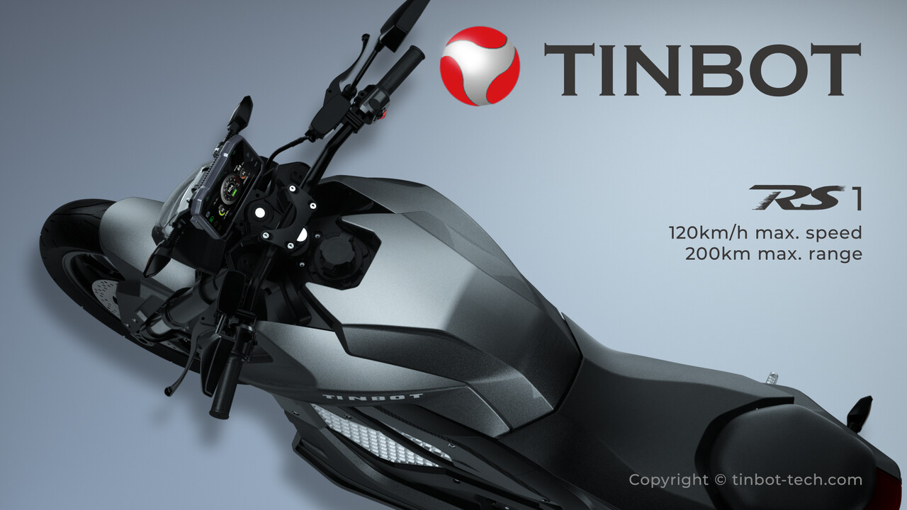 Tinbot TB-RS1 - Electric Moped 2025 - 🇮🇪 Ireland